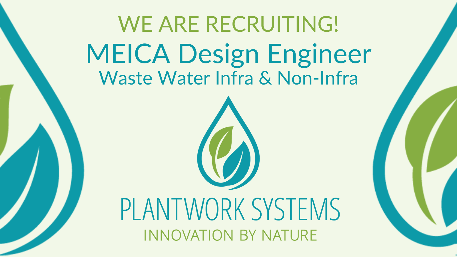 WORK WITH US: MEICA DESIGN ENGINEER - Plantwork Systems Ltd